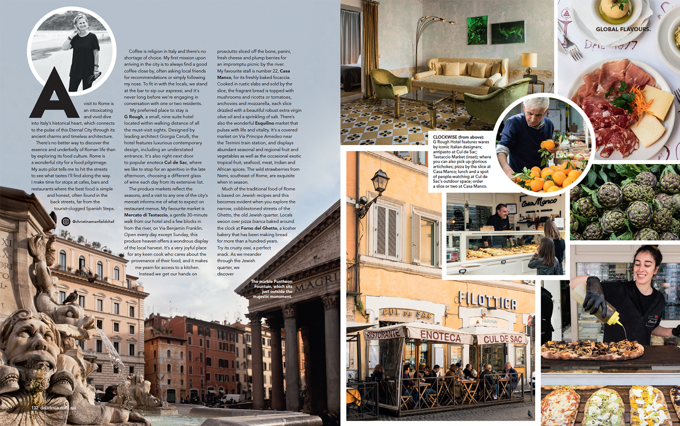 Delicious Magazine: Rome - Travels in the Eternal City – Christine Manfield